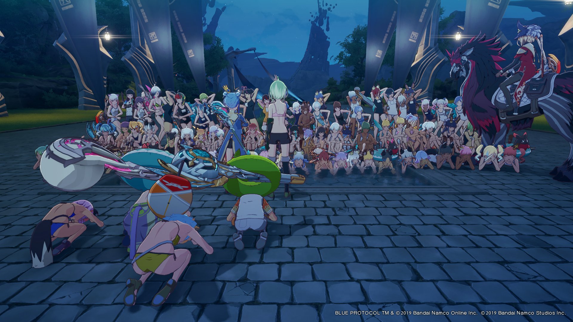 エクレア@ブルプロ on Twitter: "天子+さん(@tenko_plus)主催のスク水イベント ③神殿前の下り坂でクラッシュしちゃいましたが戻ってこれていろいろﾊﾟｼｬﾘ(p📸qﾟ∀ﾟ ...