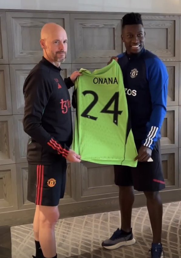 United Xtra ๐ฐ On Twitter Erik Ten Hag ๐ค Andre Onana Reunited ๐ด
