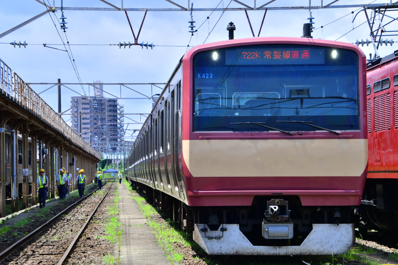 ジュビマコ on Twitter: "2023年 7月22日 土曜日撮影です。仙台車両センター (ED75形)×勝田車両センター（E531系赤電)コラボ撮影会・E531系 K423・ED75 ...