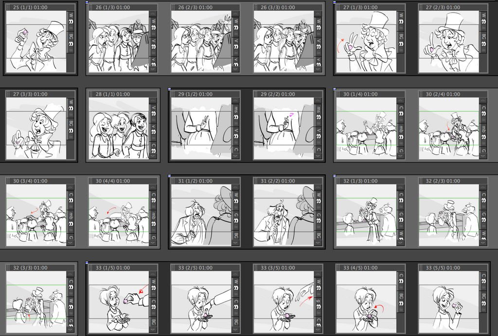 Lost Media Mines on Twitter: "Early Storyboards of Tom and Jerry: Willy Wonka & the Chocolate ...