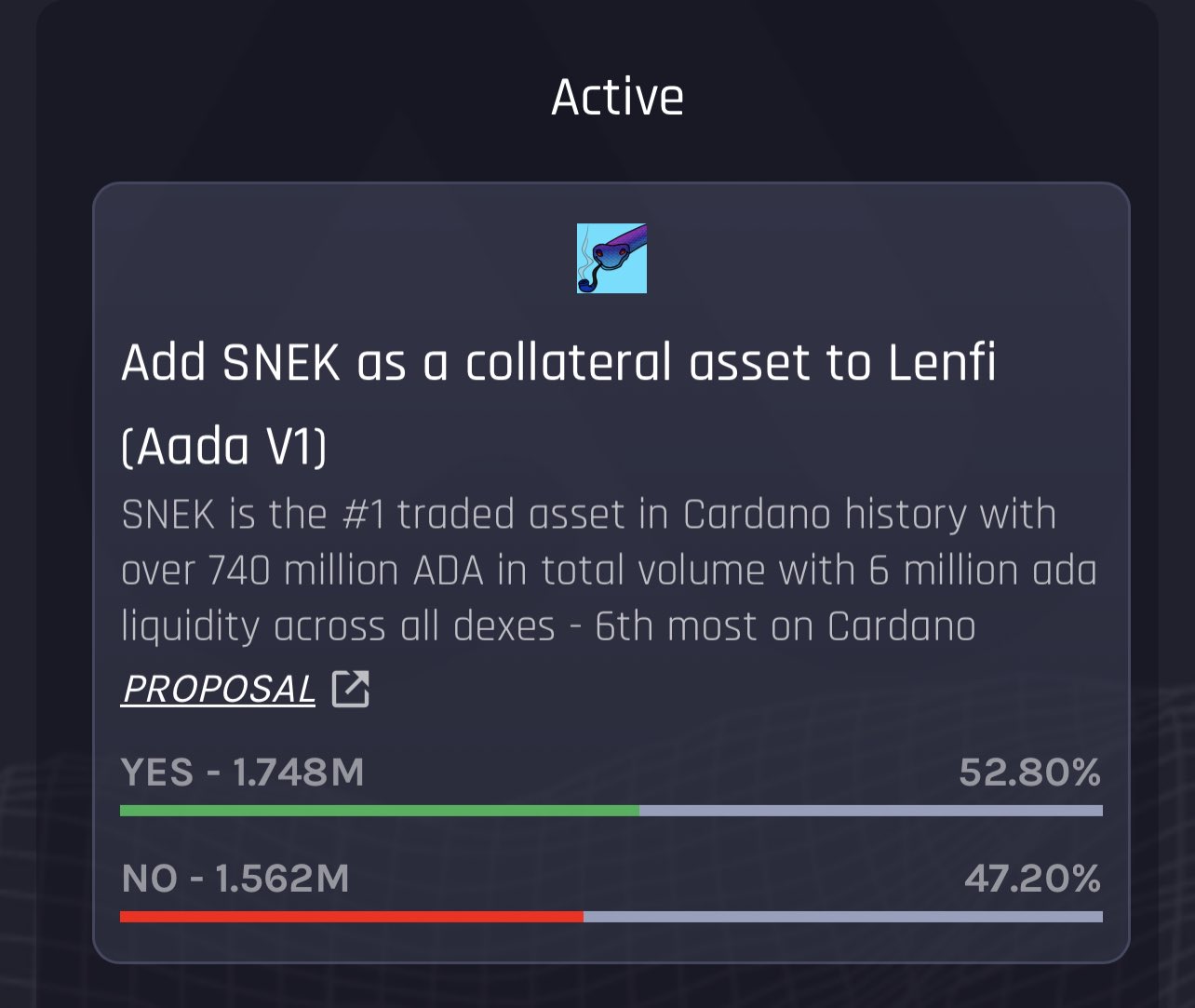 Lenfi on Twitter: "🫡 Most intense voting so far! A reminder to vote, $LENFI holders: https://t ...