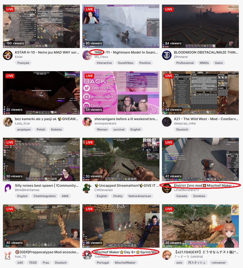 Kardinal Zyn on Twitter: "This image shows other streamers that were NOT copystruck that were ...