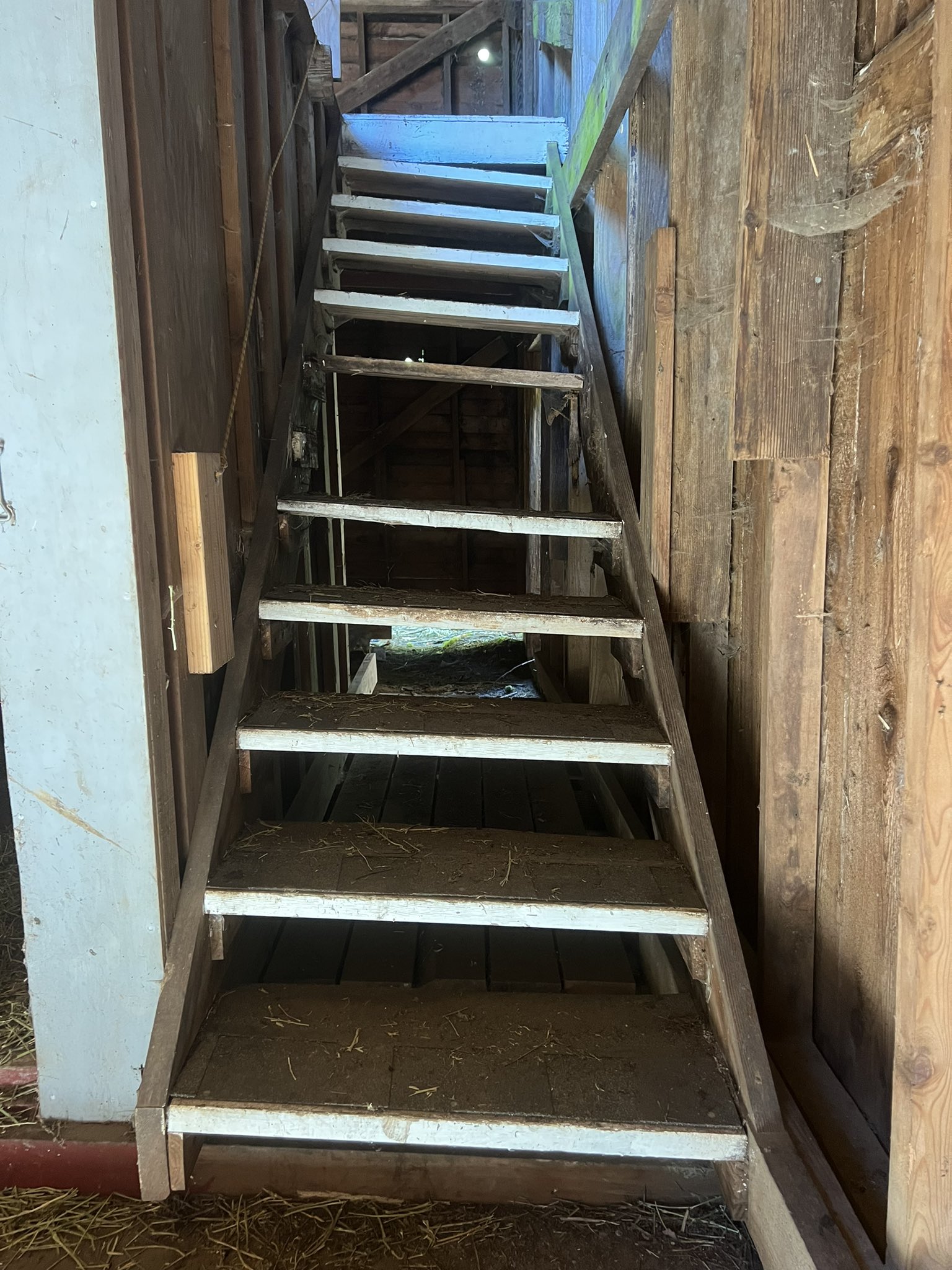 Broken Wooden Stairs