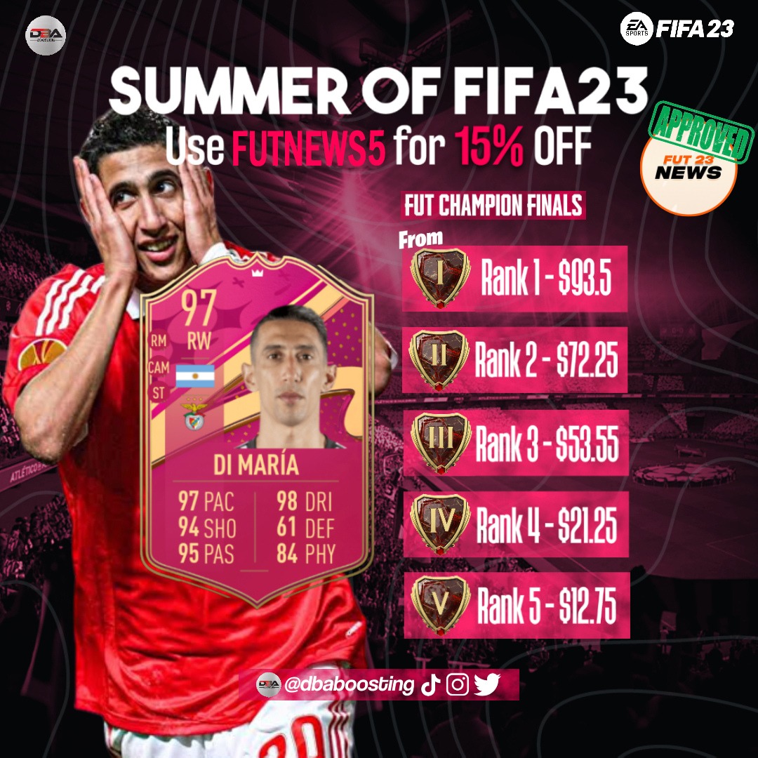 DBA Boosting&Coaching on Twitter: "🩷 FUTTIES are here! 🔵 Still time to order your desired rank ...