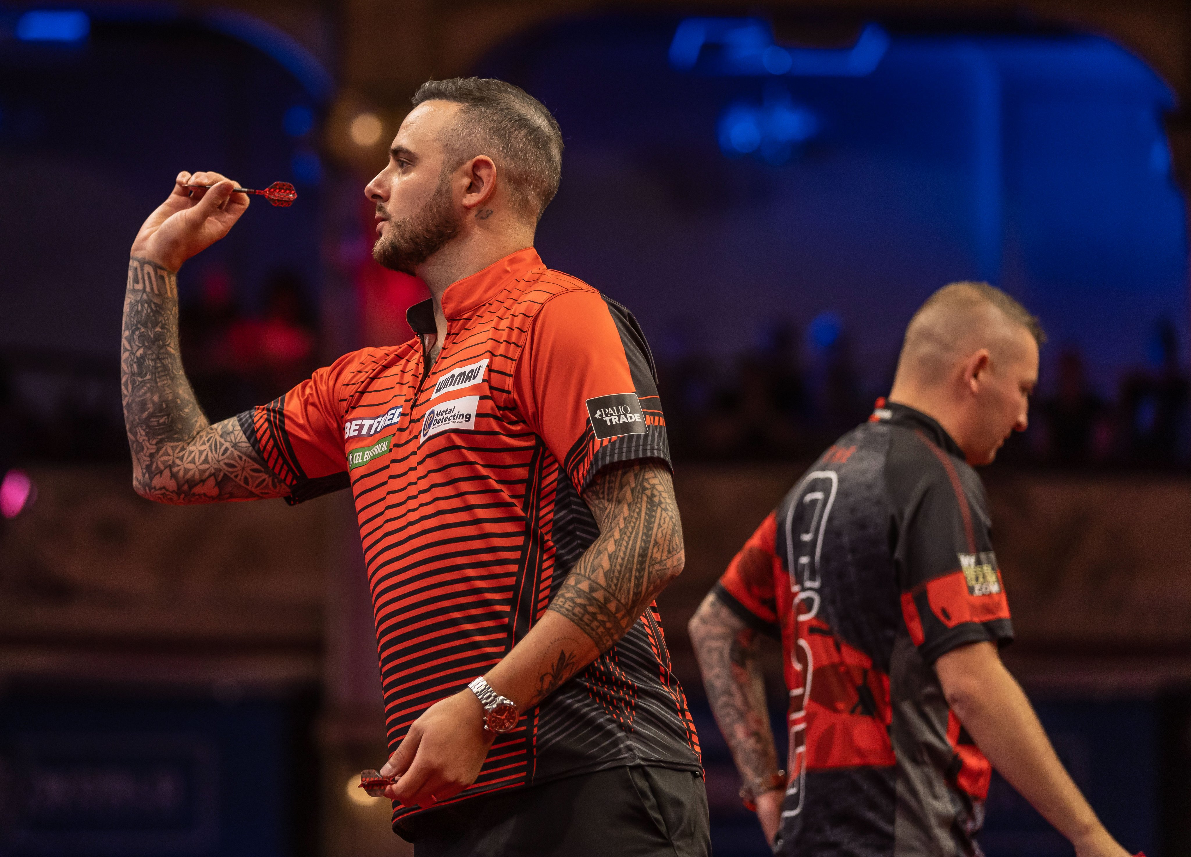 PDC Darts on Twitter: "ASPINALL 🔟-6⃣ CULLEN It's Nathan Aspinall who holds the edge in our ...