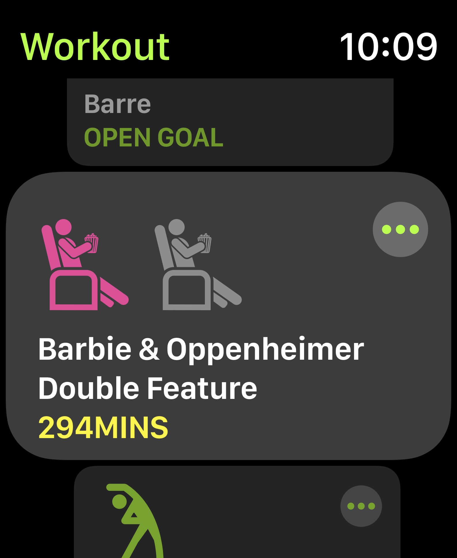 Basic Apple Guy on Twitter: "Lesser known Apple Watch Workouts: Barbie & Oppenheimer Double ...