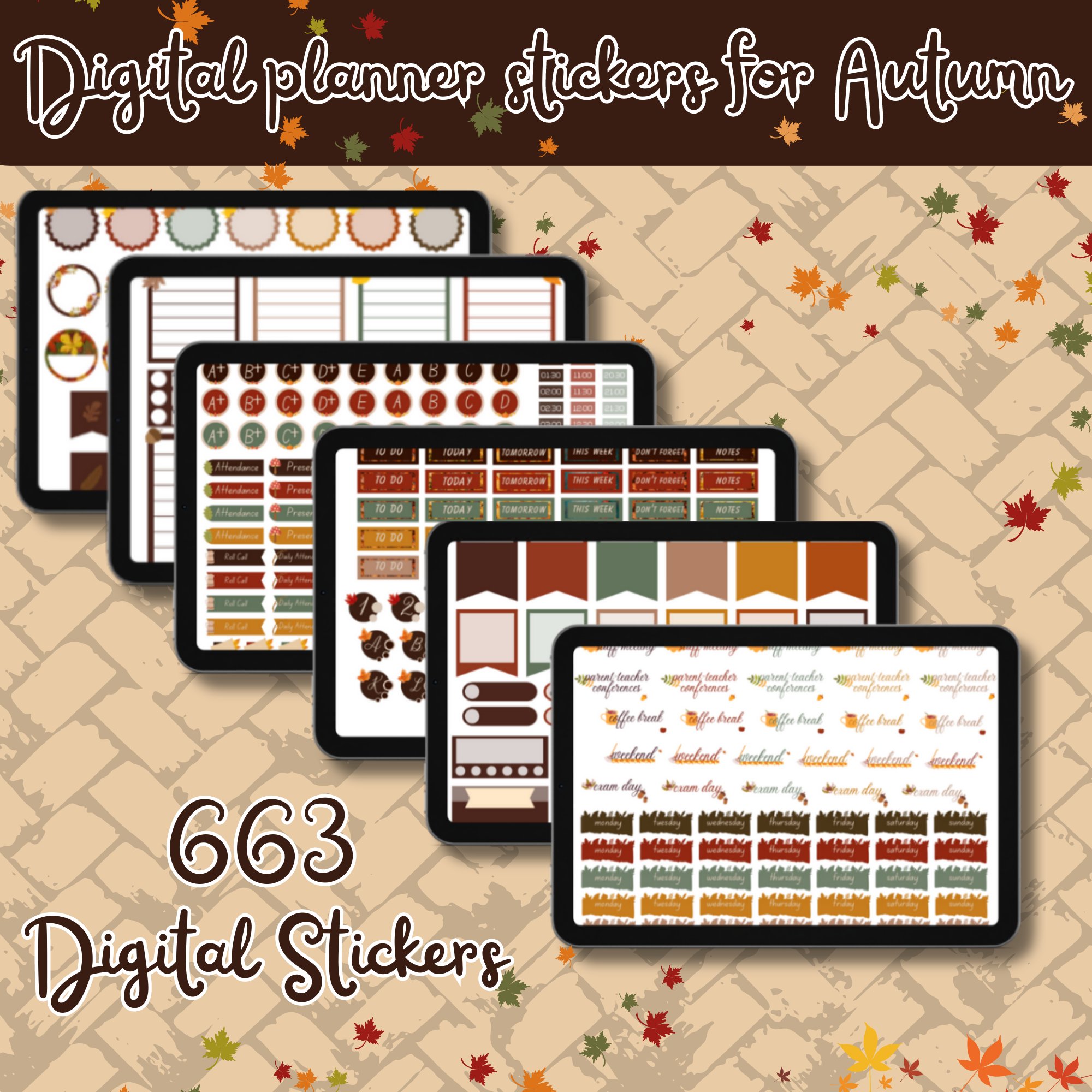 Funclass on Twitter: "Digital Planner Stickers for Goodnotes: Prepare ...
