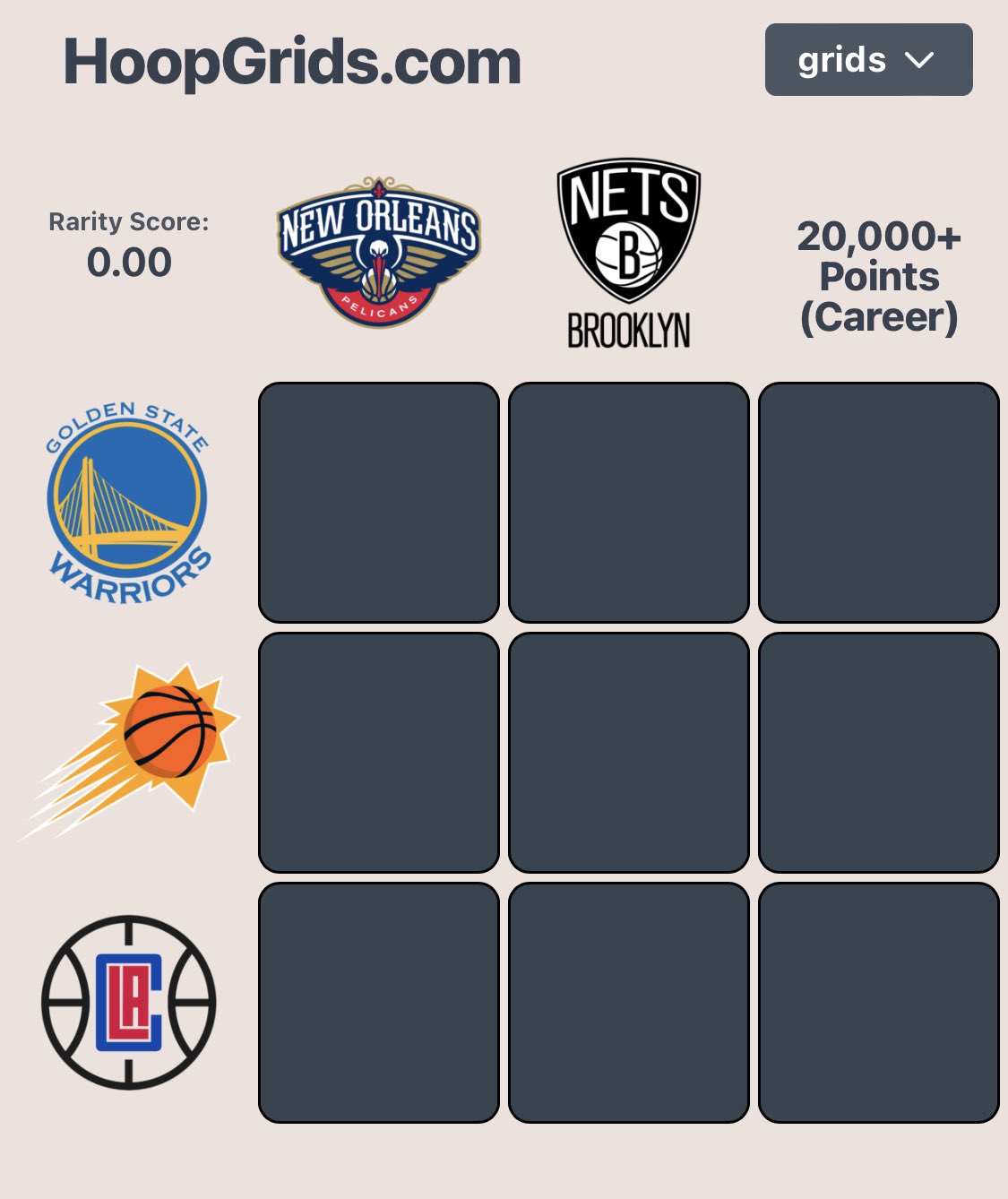 HoopGrids.com on Twitter: "All New Hoop Grid just dropped! Reply with your grid if you can ...