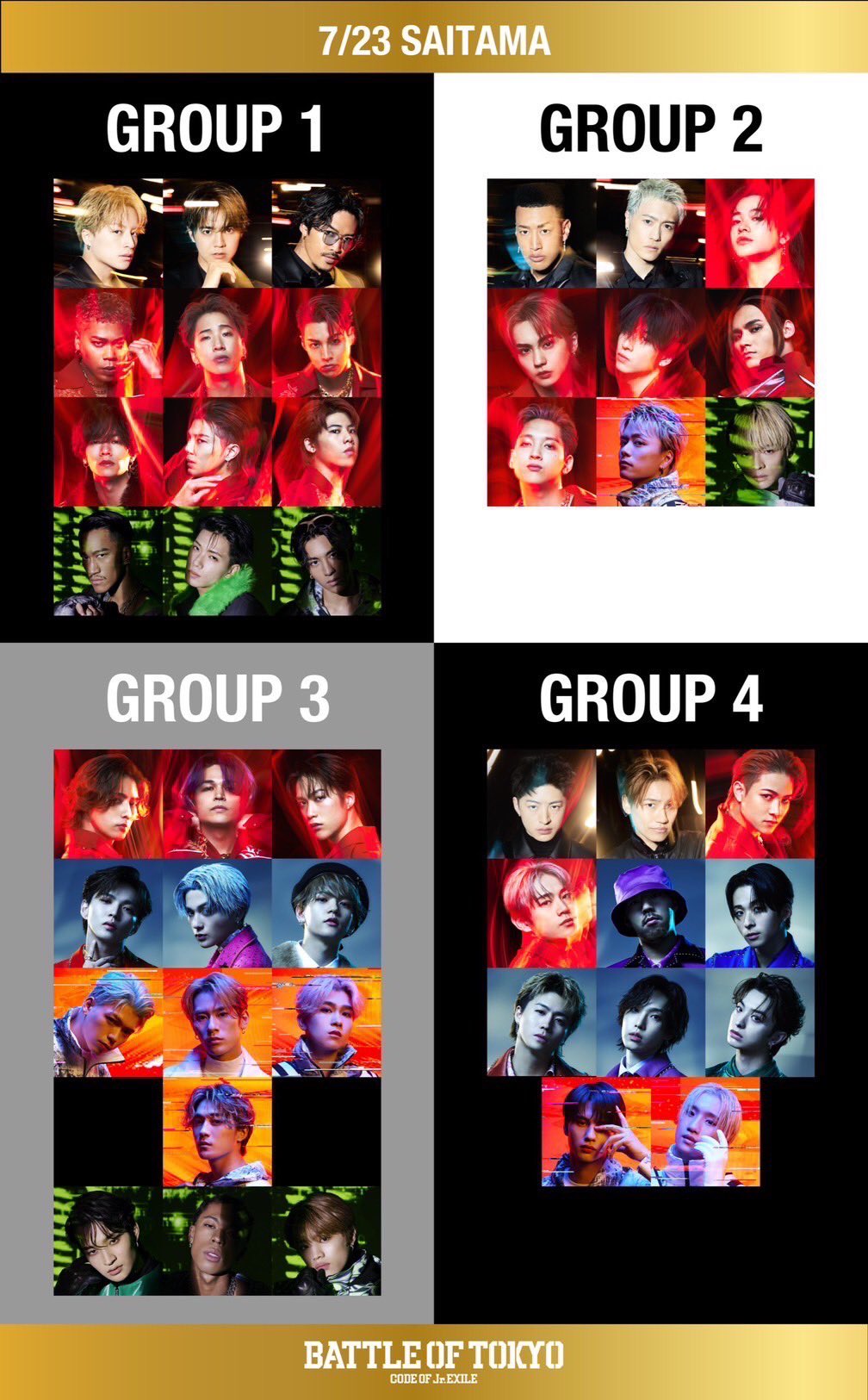 GENERATIONS公式アカウント on Twitter: "／ 𝑩𝑨𝑻𝑻𝑳𝑬 𝑶𝑭 𝑻𝑶𝑲𝒀𝑶 ～𝑪𝑶𝑫𝑬 𝑶𝑭 𝑱𝒓.𝑬𝑿𝑰𝑳𝑬～ \ "𝗦𝗮𝗶𝘁𝗮𝗺𝗮 𝗗𝗮𝘆-𝟯" BOTニュー ...