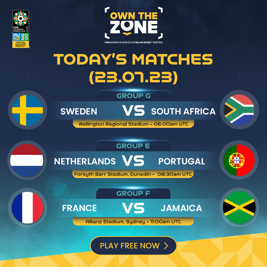 Own The Zone on Twitter: "Are you ready for the next 3 #FIFAWWC matches?🏆 Who will secure the ...