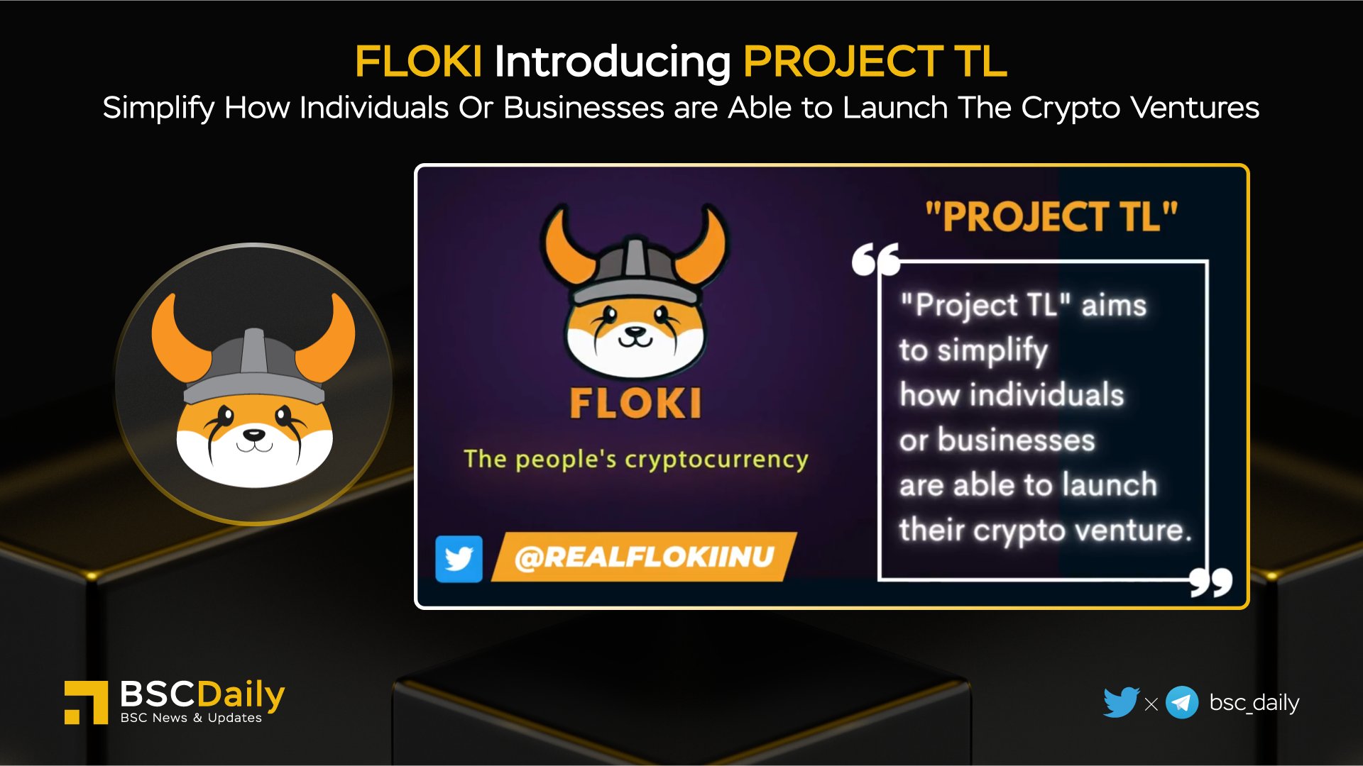 BSCDaily on Twitter: "🎉 @RealFlokiInu Introducing "PROJECT TL" Simplifying How Individuals or ...
