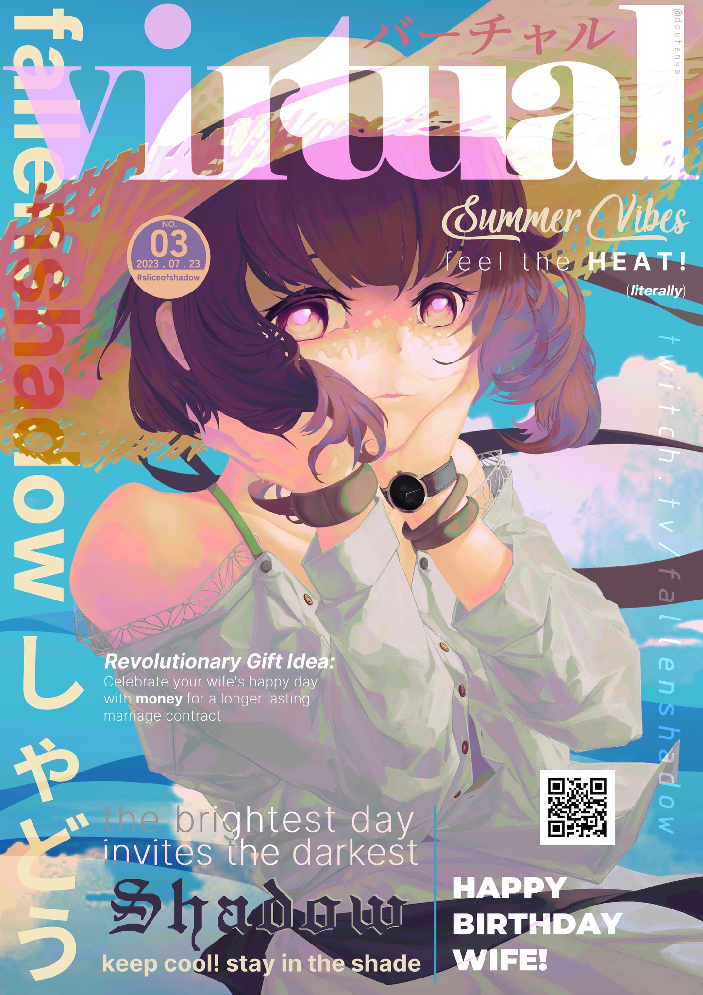 天下_tenka on Twitter: "VIRTUAL MAGAZINE issue No. 3 🎀🍫🔪 today's cover model is Shondo! '𝘵ℎ𝘦 ...