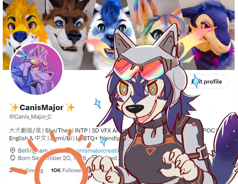 CanisMajor on Twitter: "*Screaming） Thanks to everyone I'm so happy!! I will keep improving my ...