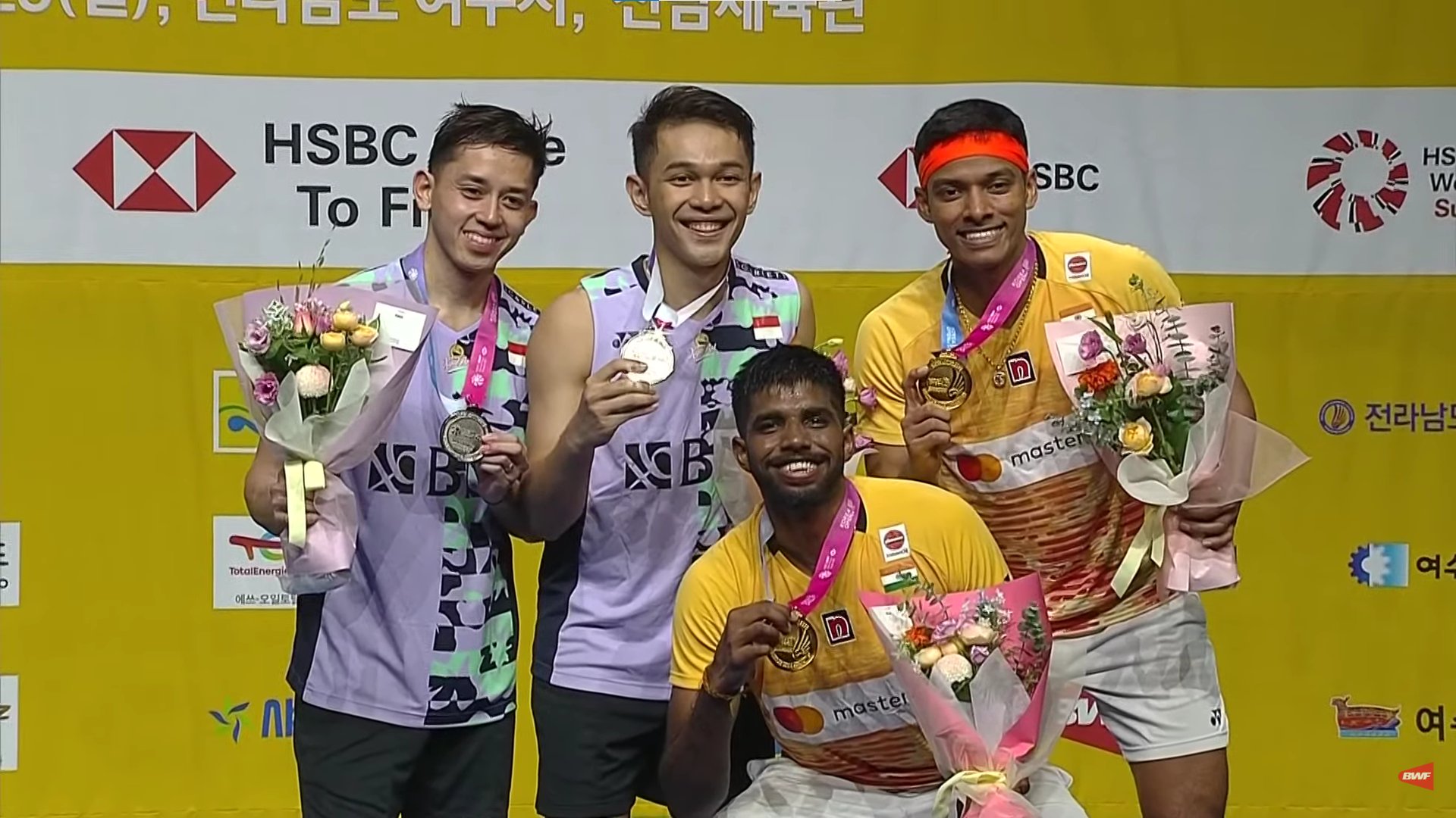 #KoreaOpen2023 on Twitter: "Podium Korea Open 2023 - Men's Doubles 🥇Satwiksairaj Rankireddy ...