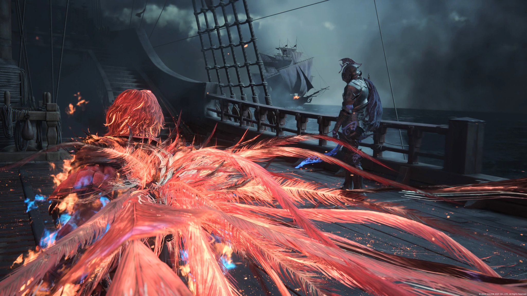 タオ on Twitter: "ジョシュアの半顕現、ジョシュアは美しい容姿で美しい羽根が生える #FF16 https://t.co/rKQWvgz3CK" / Twitter