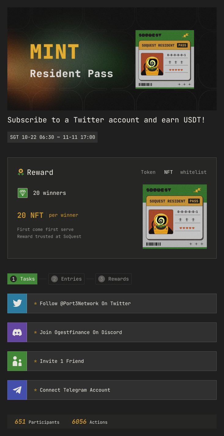 Port3 Network 🖖 SoQuest Widget is Out on Twitter: "🔥 Spice up your website with #SoQuest Widget ...