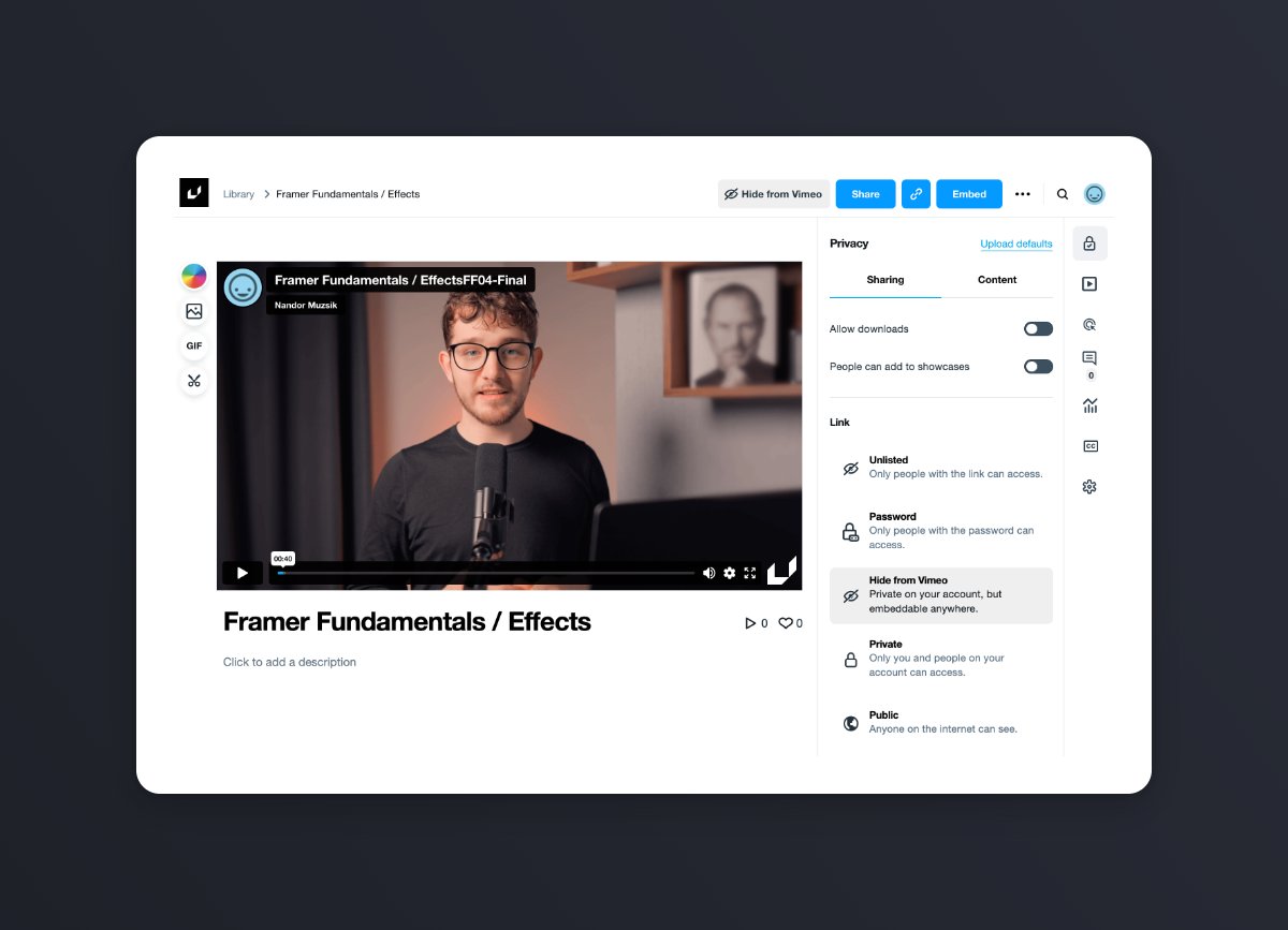 Framer University on Twitter: "Finished editing all 4 lessons of my upcoming free @Framer course ...