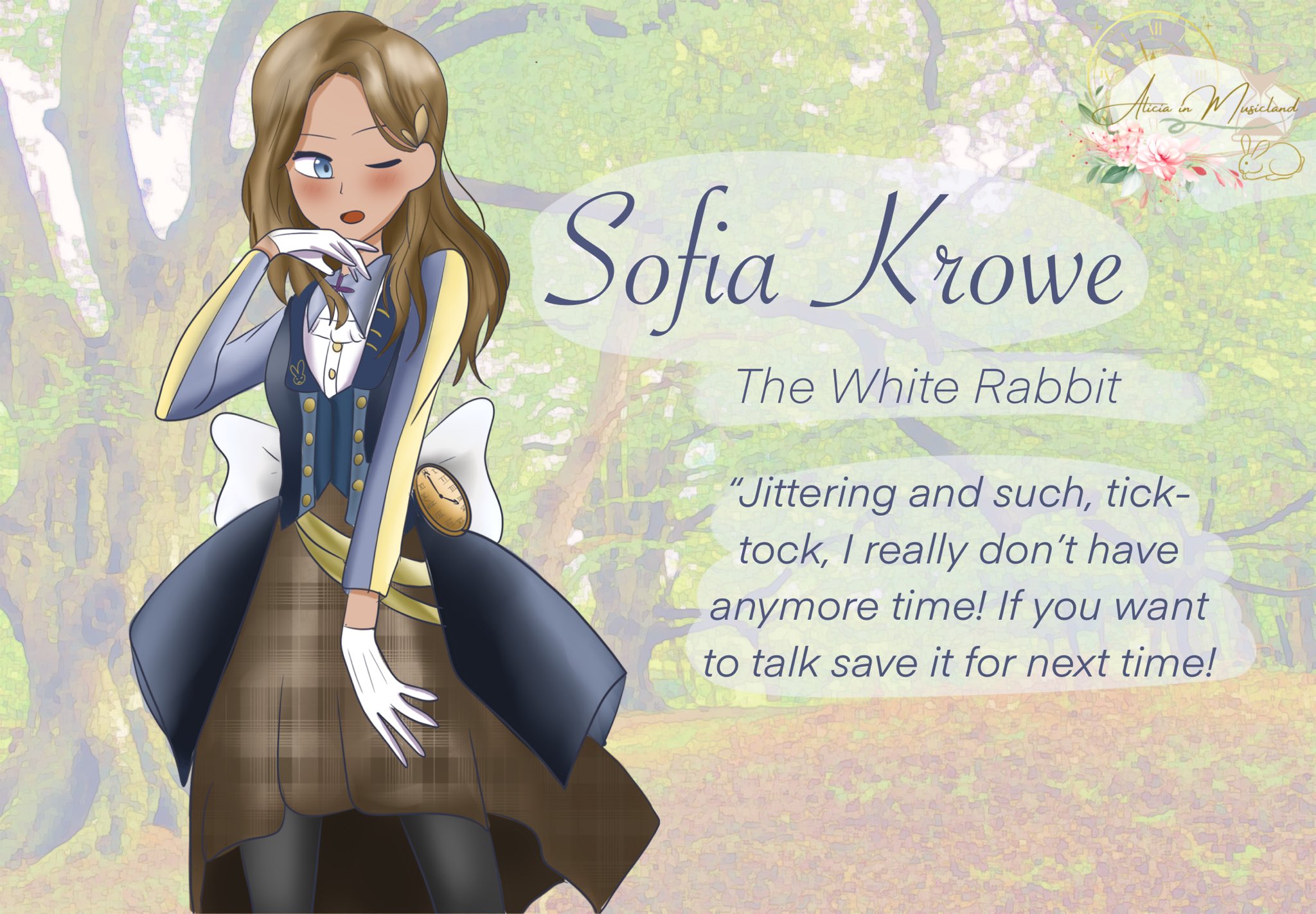 alicia charlotte☃️ ️ Alicia in Musicland Project on Twitter: "Presenting the 1st of 6 MCs of # ...