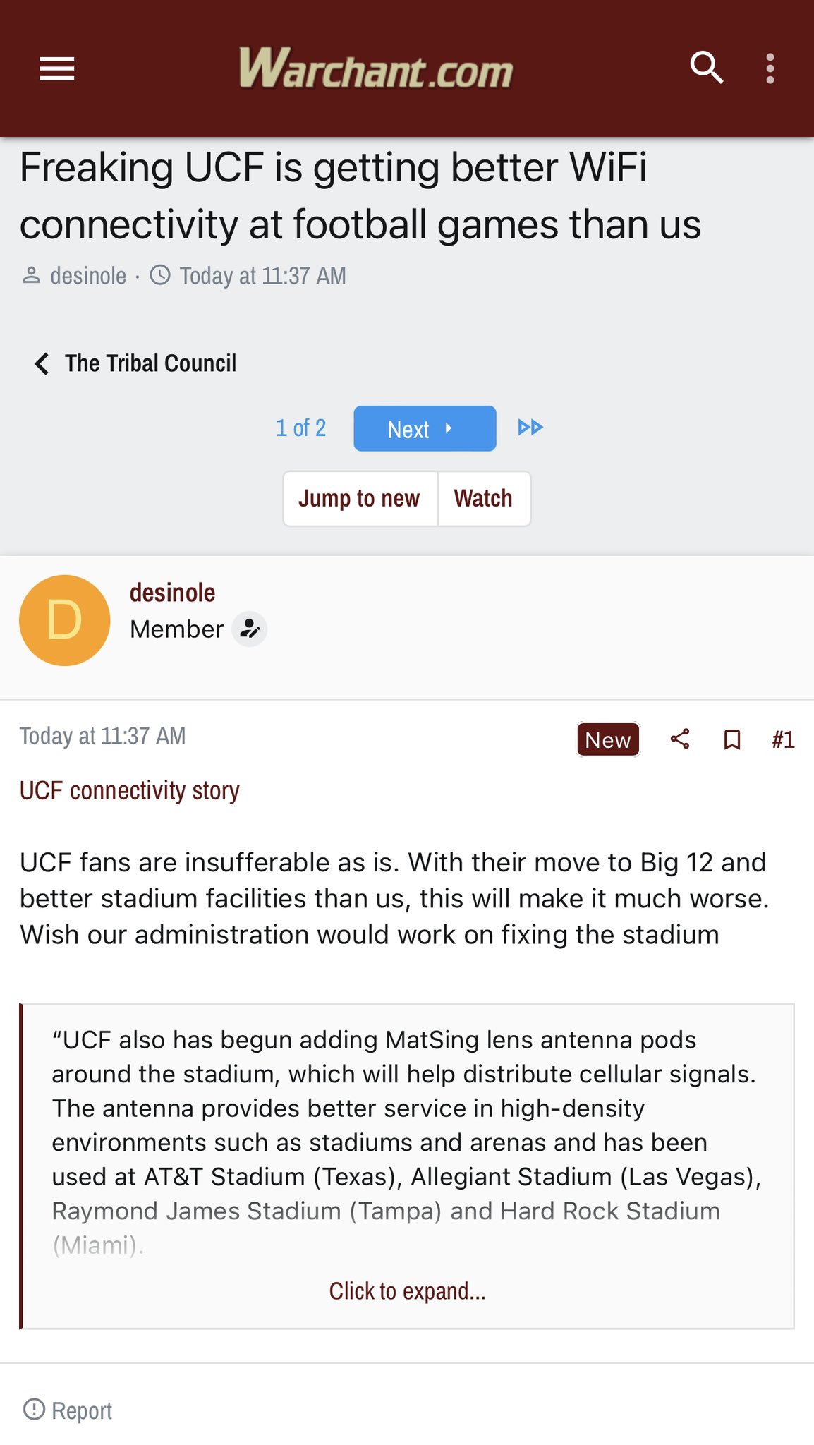 Message Board Geniuses on Twitter: "Oh brother! Now #UCF fans are going to be bragging about ...