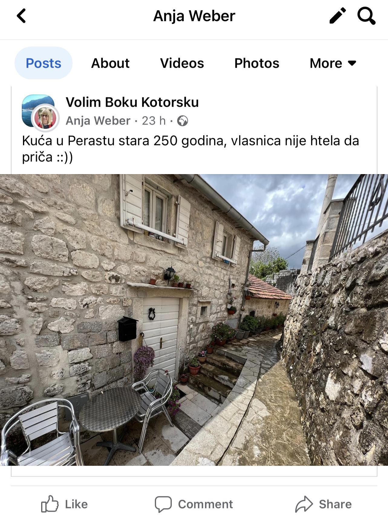 anjaweber on Twitter: "Postavih fotografiju iz Perasta u FB grupi i žena me pita:” Ko ste vi da ...