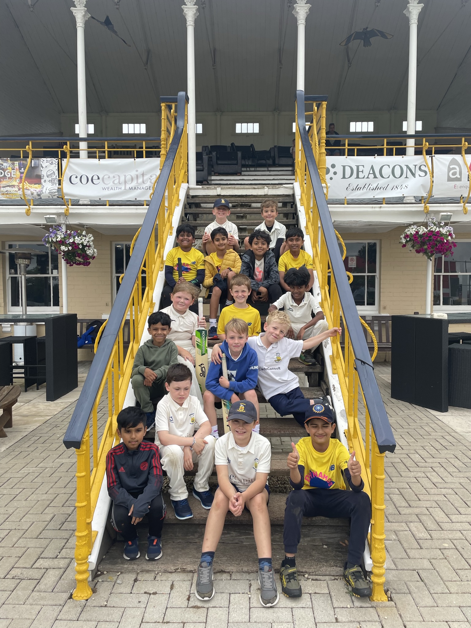 Swindon Cricket Club on Twitter: "The Under 9s dodged the rain this morning to finally get some ...