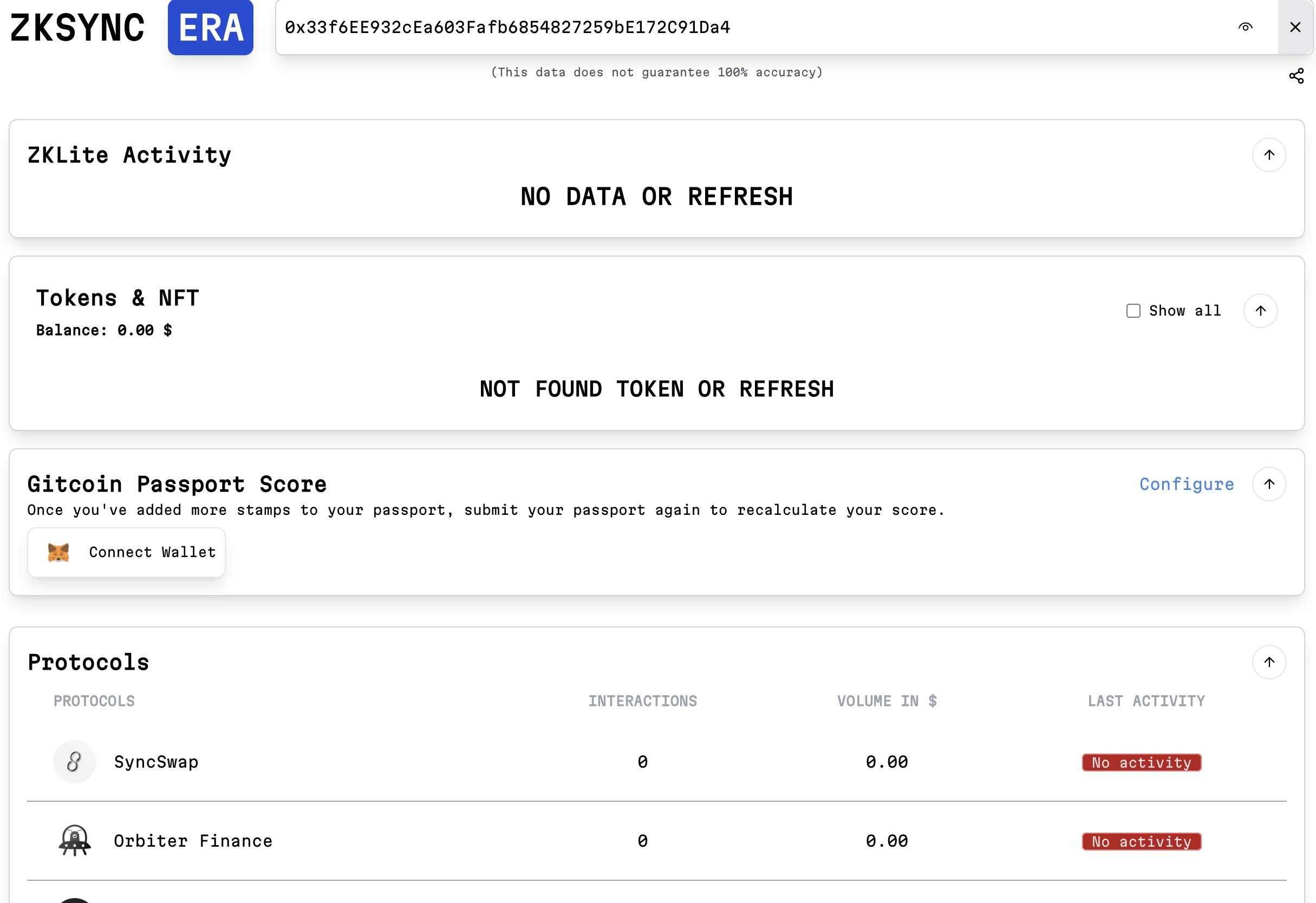 🪂Airdrop Alert Daily (YouTube Channel)🦇🔊 on Twitter: "Track your #Linea & ZKSYNC transactions 💠 ...