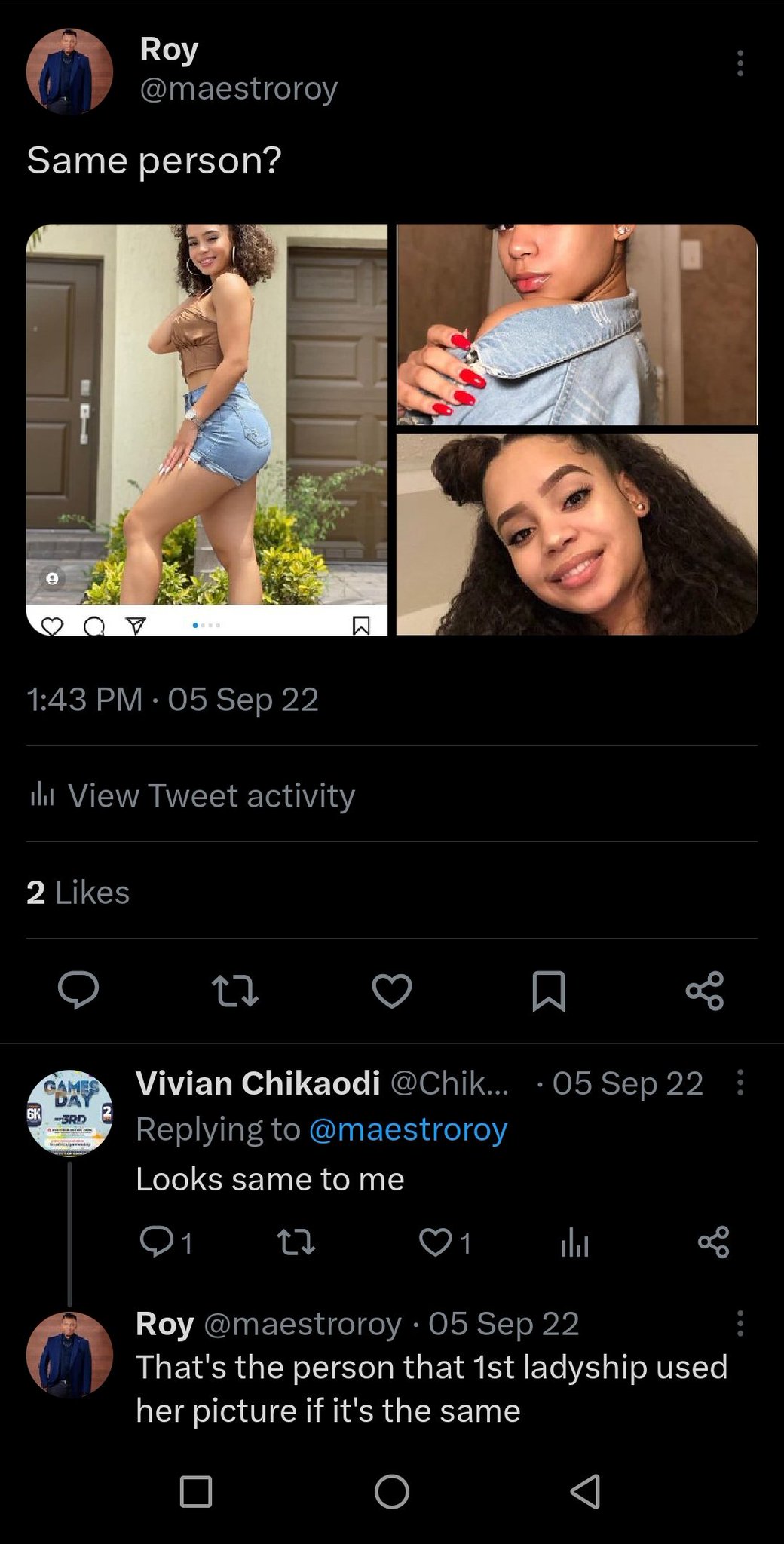 Roy on Twitter: "@Kemiolunloyo @firstladyship I said it last year https://t.co/7qtVxAabZn" / Twitter