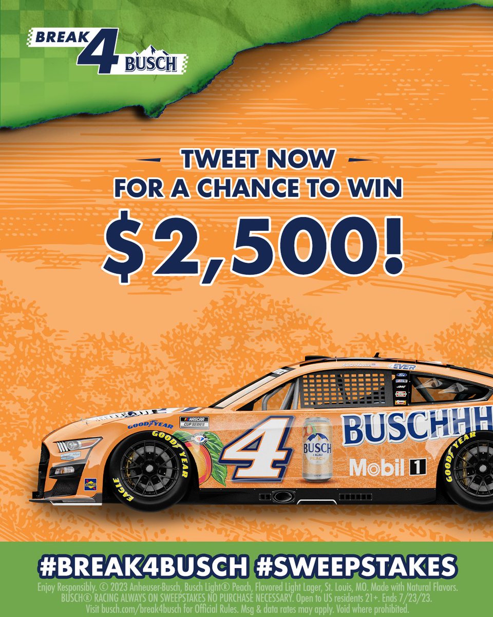 Busch Beer On Twitter One More Stage Left In The Highpoint400 To Break 4 Busch Tweet