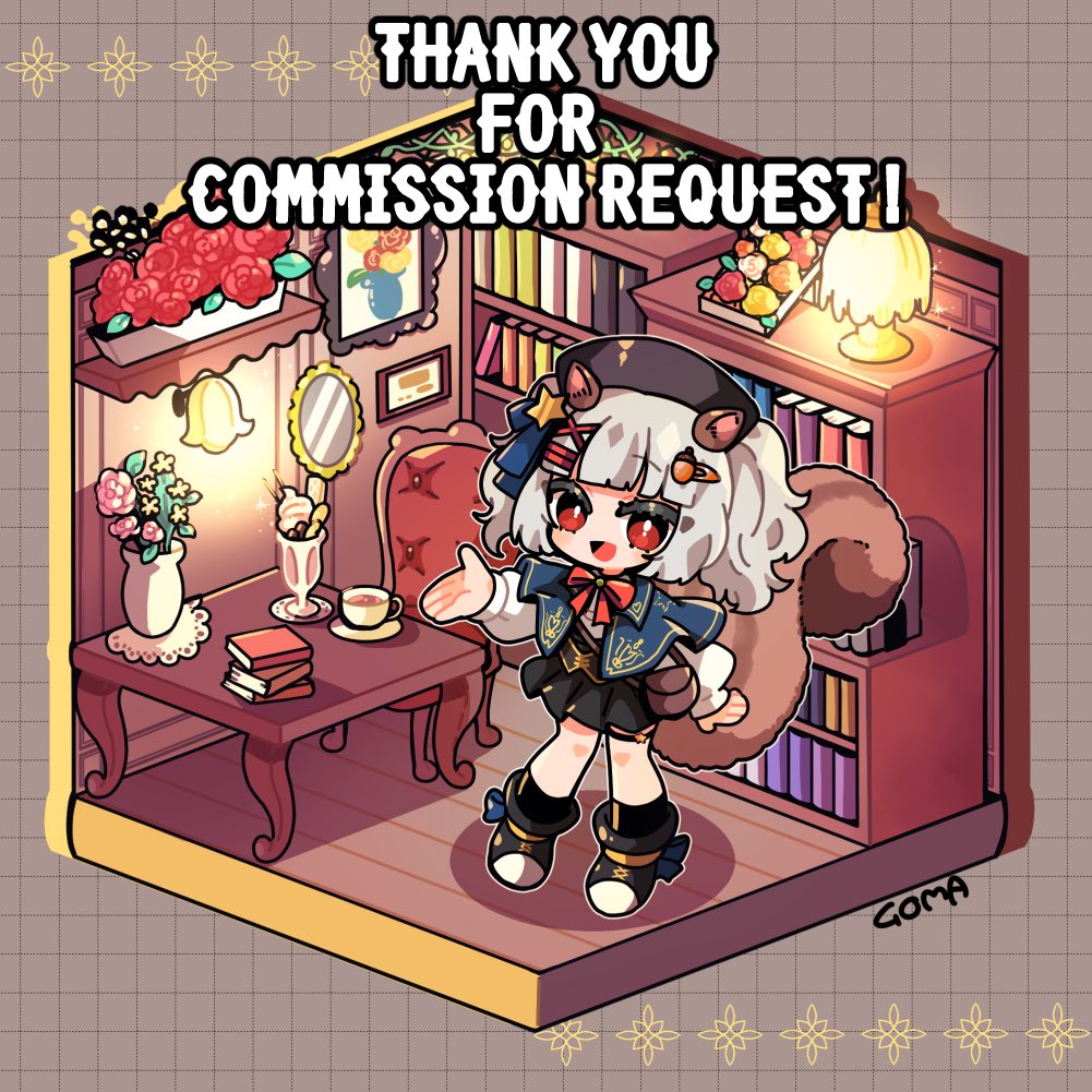 GOMA commission open on Twitter: "Mini room commission🏠 ️ Thank you for the request! https://t ...