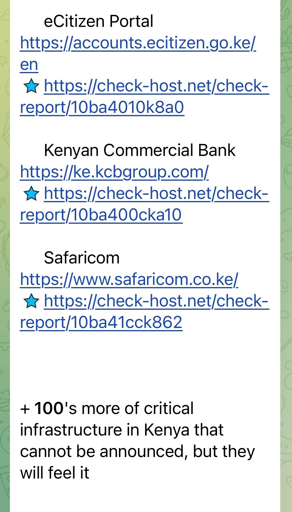 FalconFeedsio on Twitter: "Anonymous Sudan is attacking Kenya’s digital infrastructure. They ...