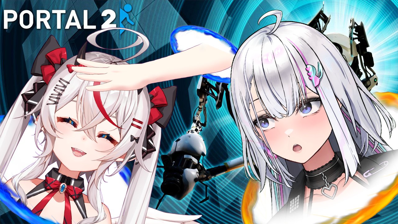 Ember Amane ️‍🔥🐈‍⬛ Phase-Connect on Twitter: "Portal 2 with Wemi in an hour! 😼 My POV: https://t ...