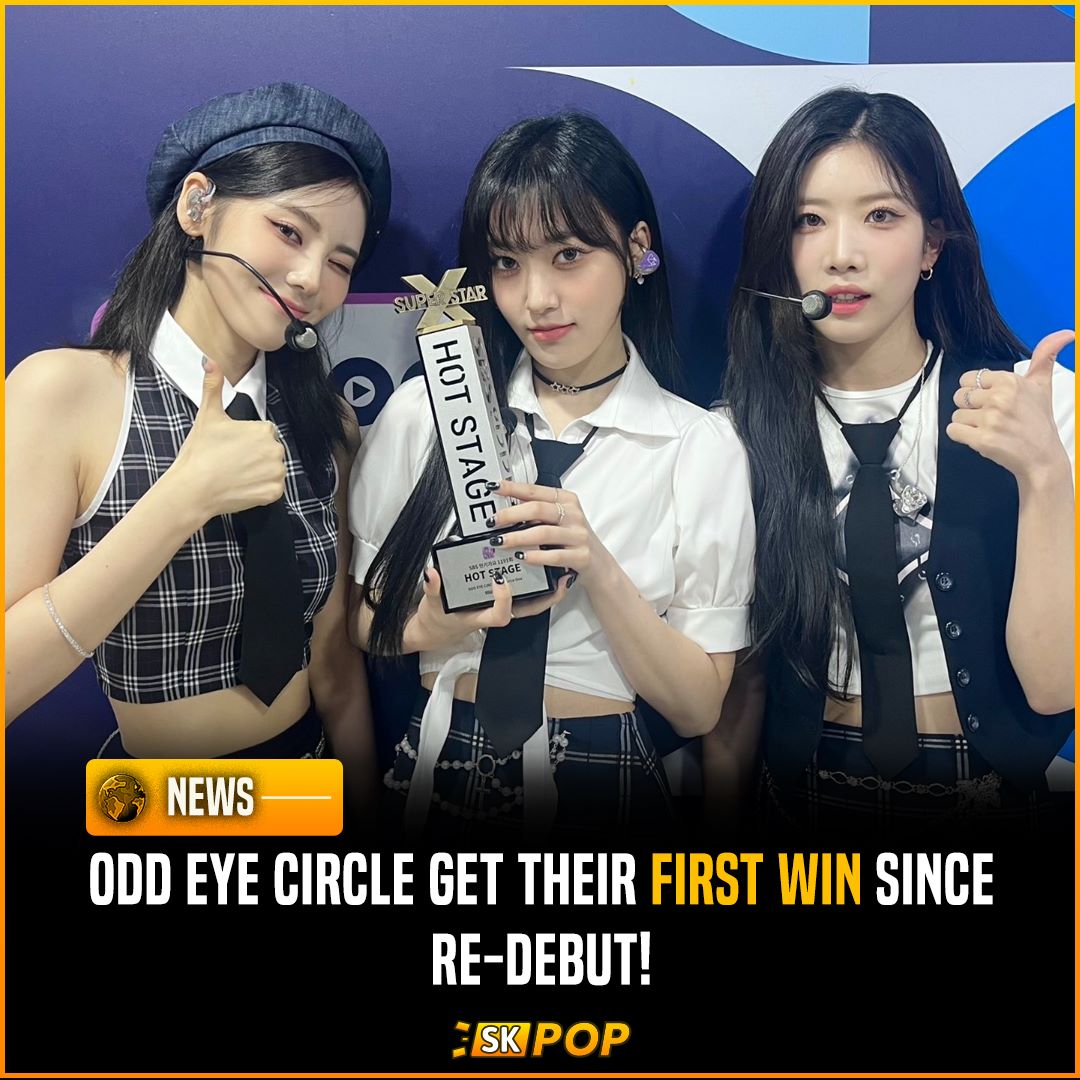 SK POP on Twitter: "Formerly a #LOONA sub-unit, Odd Eye Circle earned their FIRST WIN at # ...