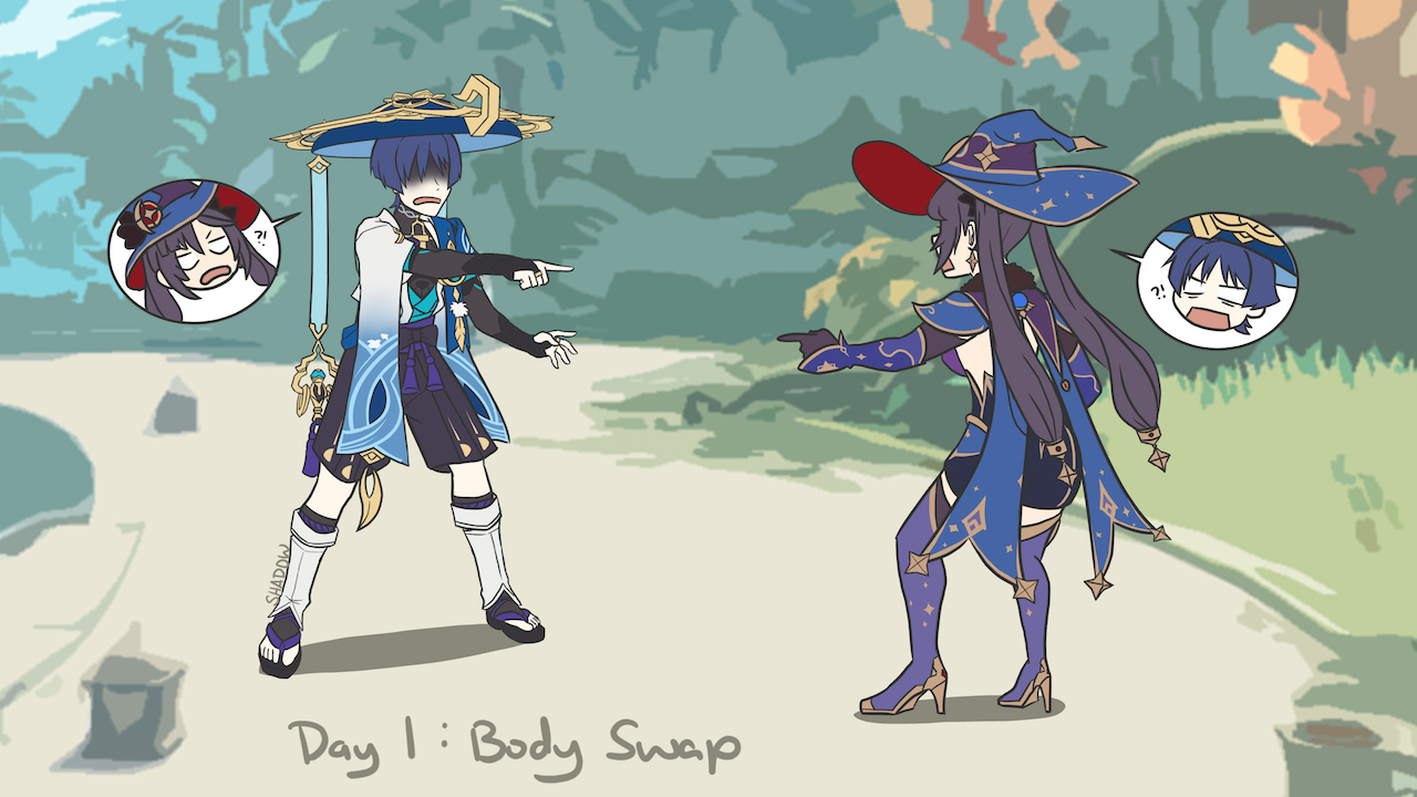 Body Swap Memes Artem Do Bloom And Camilla The Chicken Body Swap