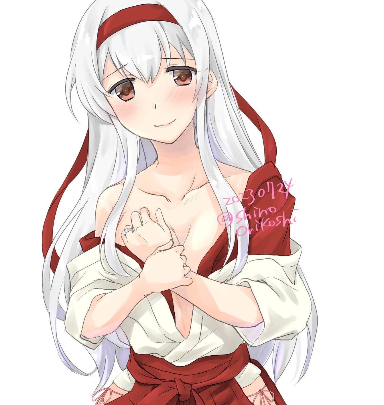 篠🐣C102/8/12(土)ア-11a on Twitter: "翔鶴姉。 表紙用だけどちょっと迷ってます。 https://t.co/59ovcixOTk" / Twitter