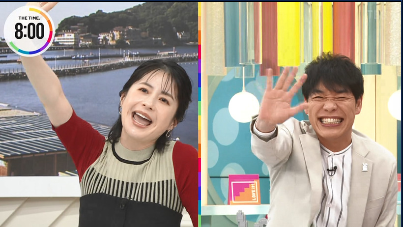 tvmaniaZERO on Twitter: "2023/07/24 #thetime_tbs #ラヴィット クロストーク #松本若菜 さん #川島明 さん 互いの声は聞こえません ...
