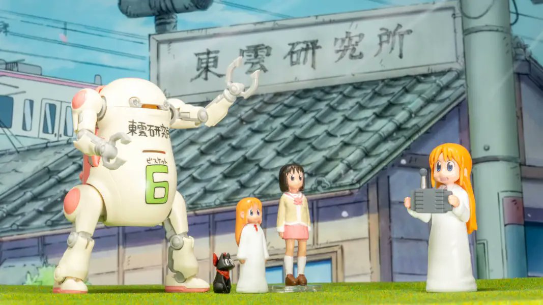 nippper.com on Twitter: "もう、ライジングが爆発です。最高すぎるプラモデル体験となりました。 https://t.co/zoXAfDBGoL アニメ『日常』からのプラモ ...