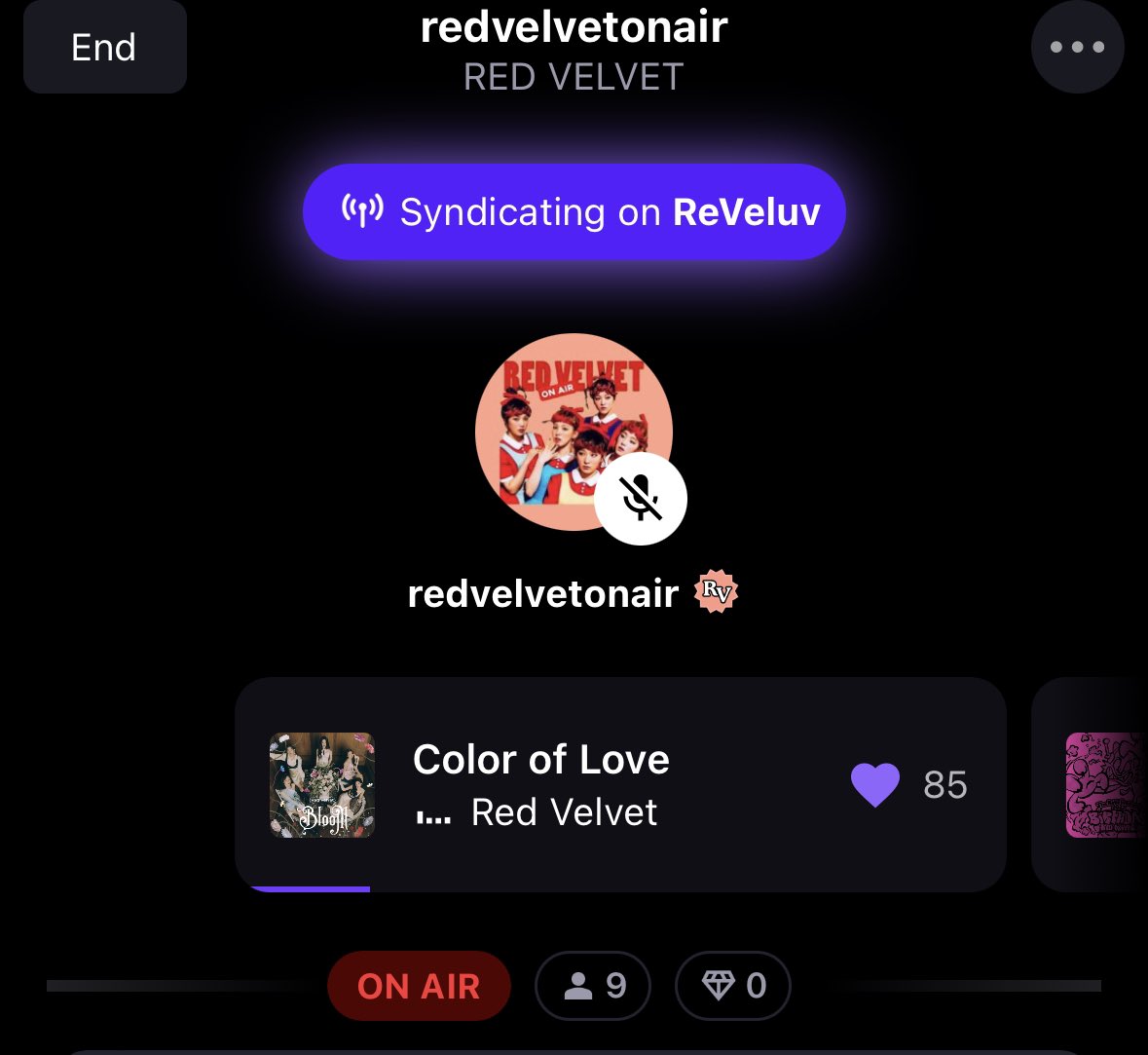 RED VELVET ON AIR on Twitter: "Hi! We are now on air and syndicating on ReVeluv channel on ...