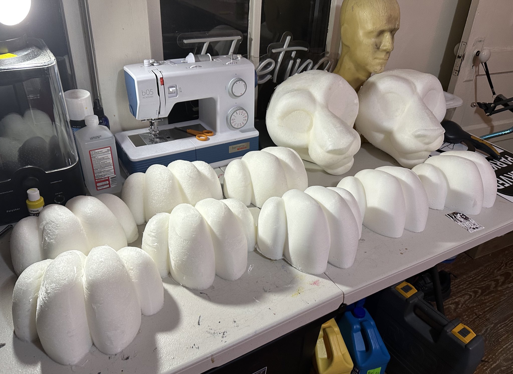 Fleeting Fennec on Twitter: "Today was a very successful day of casting! I finally got to foam ...
