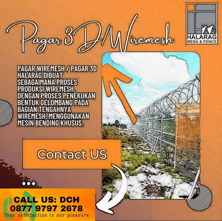 Dicky Halarag (DCH) on Twitter: "DaKh@- Pagar PAS Wiremesh PAGAR 3D / V fence DCH 0877 9797 2678 ...