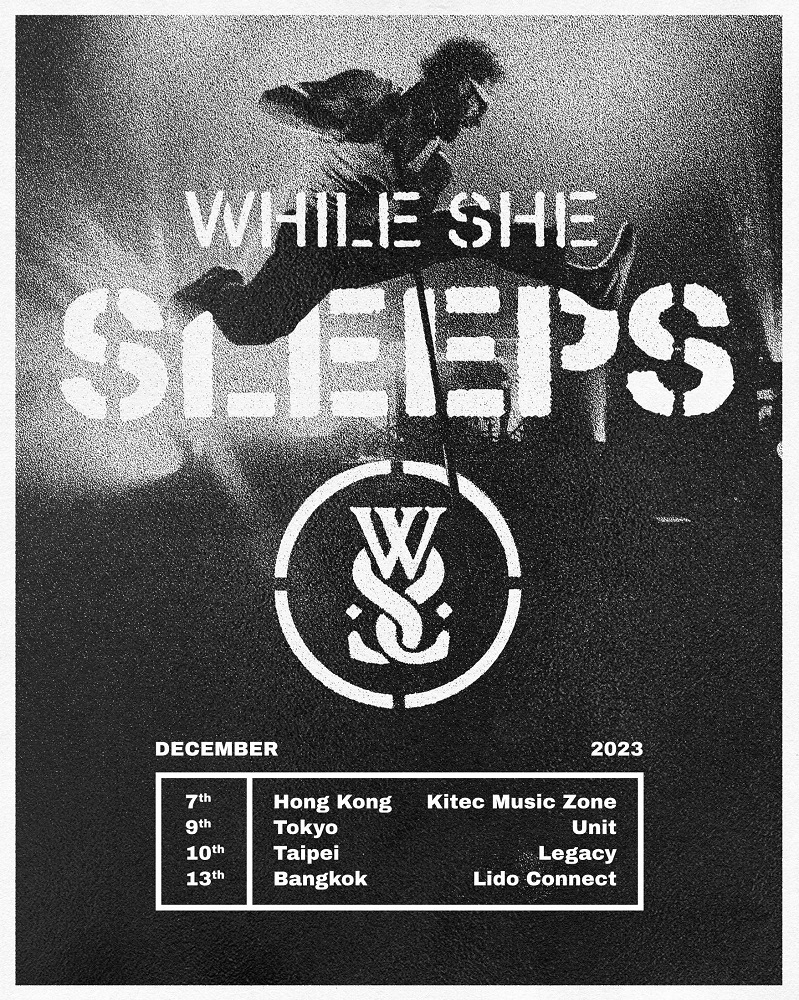 激ロック on Twitter: "WHILE SHE SLEEPS、12/9の来日公演にPaleduskゲスト出演決定！ https://t ...