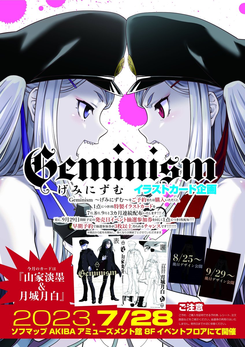 ソフマップ PCゲーム情報 on Twitter: "【🎉予約イベント開催🎉】 @craftwork_pr 『Geminism ～げみにずむ～』 #げみにずむ ご予約を証明する物をお持ちの方に ...