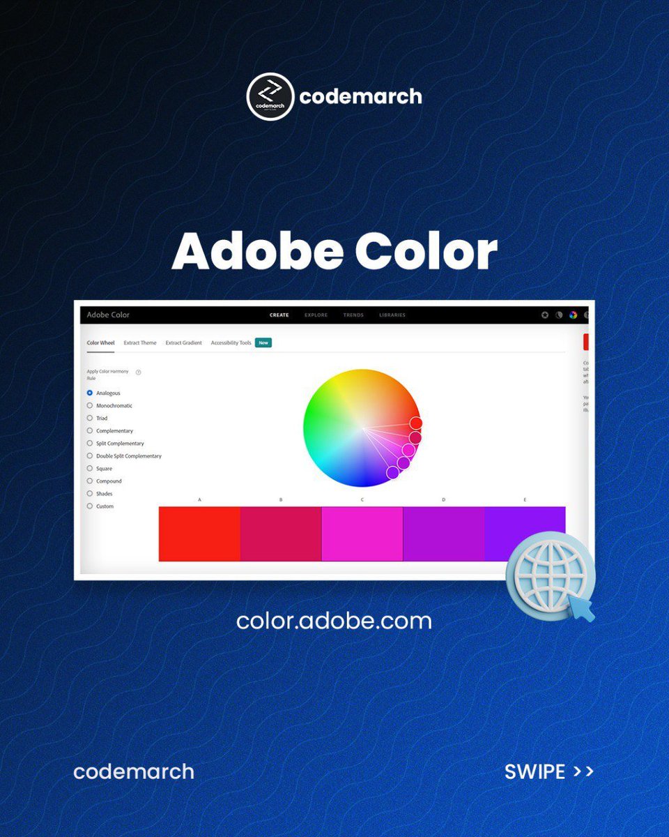 5 Tools for Colors: - Thread from codemarch @codemarch - Rattibha