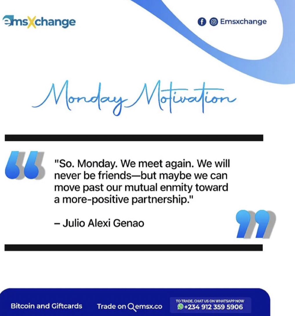 Ems Exchange on Twitter: "It’s Monday again! Let’s have more business partnership this week. We ...