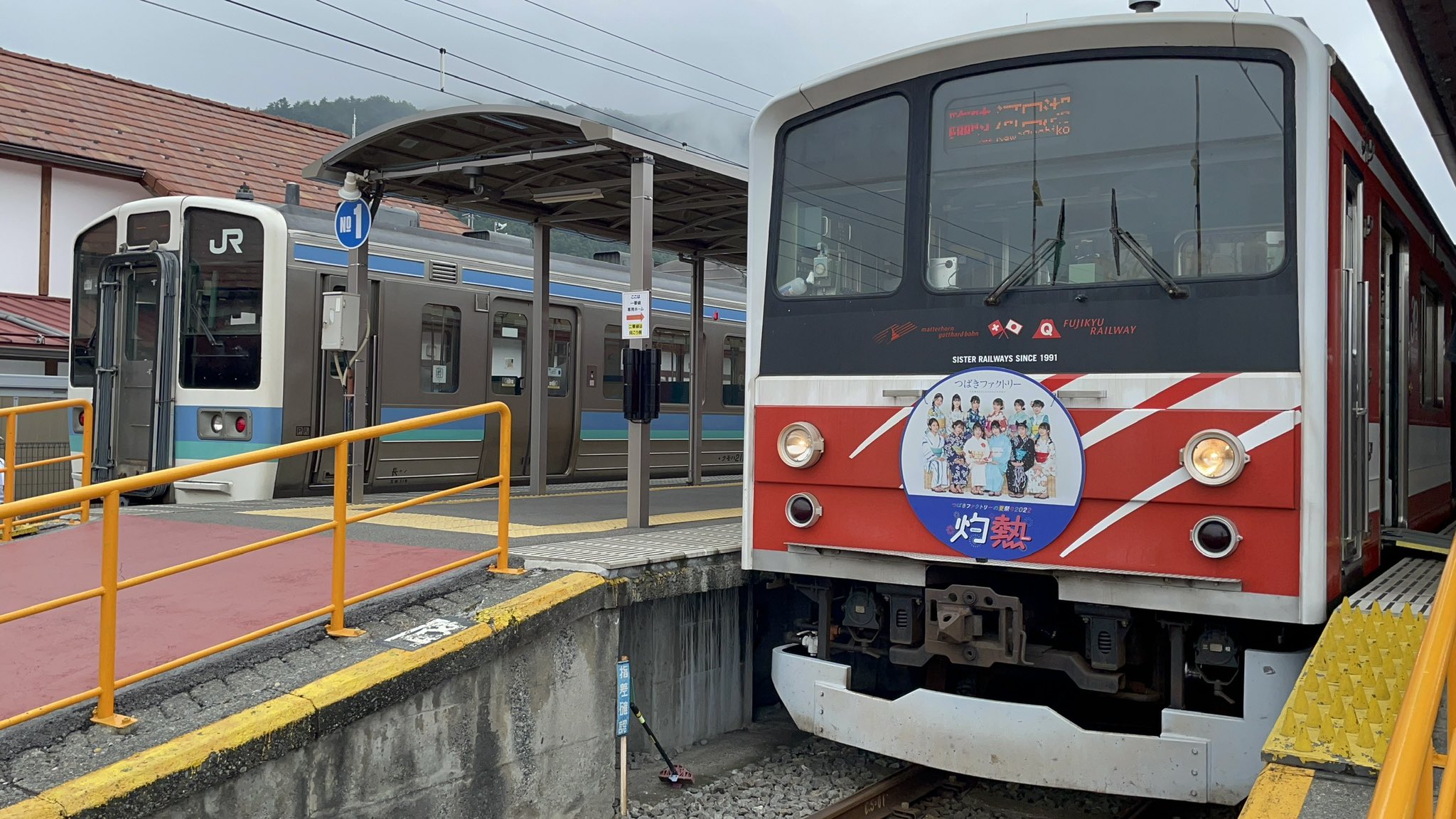 ハロ鉄Acty'23@mm'22小田湘南線©︎💉💉💉💉 on Twitter: "1996年はクモハ12形という祖父母と同世代の茶色い電車だったが、2024年は205系だからな。 富士急行けば ...