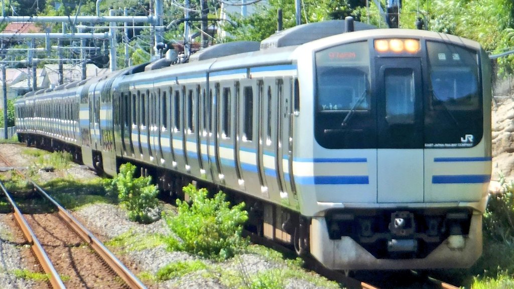 え び on Twitter: "E217系Y-14編成 横須賀疎開 https://t.co/UzoLtj2iF1" / Twitter