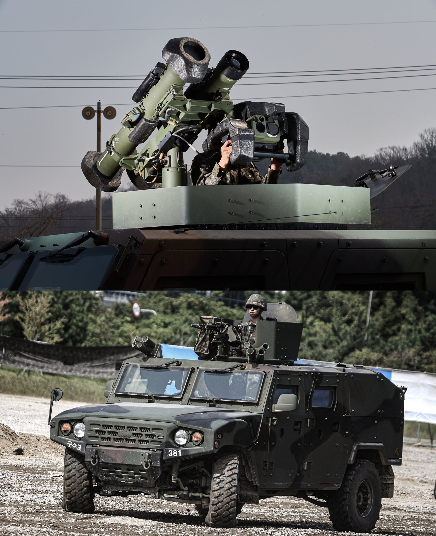 ハク Mason on Twitter: "KIA K-151 tactical vehicle with anti armor version(Raybolt). The K-151 ...