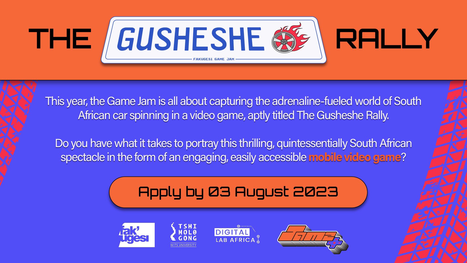 Fak'ugesi Festival on Twitter: "🎮 GAME JAM: THE GUSHESHE RALLY 🎮 Rev up your creativity! Join ...