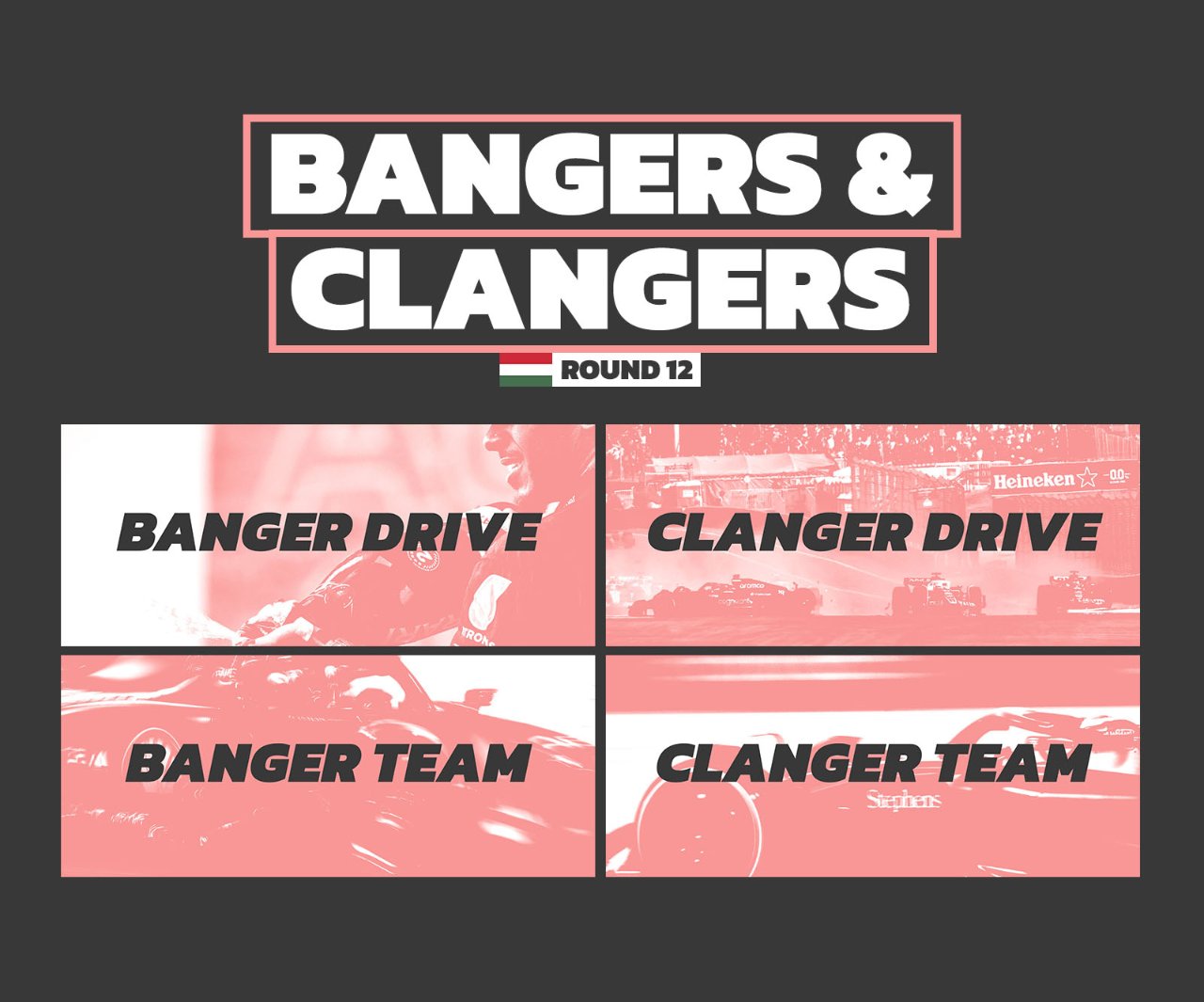 Tommo on Twitter: "Weekend Bangers & Clangers for the 2023 #HungarianGP please and thank you ...