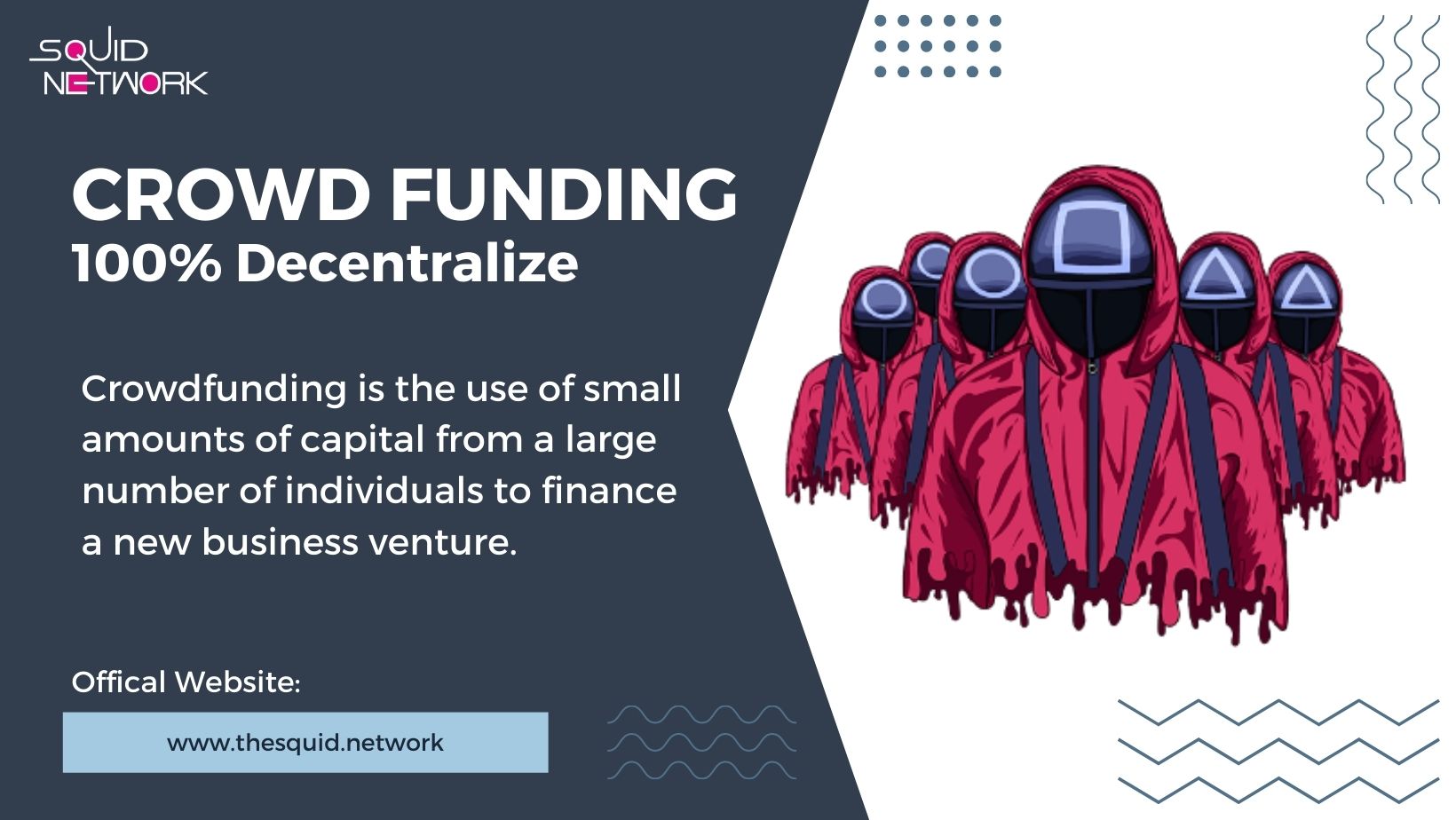 Squid Network on Twitter: "What is Crowd Funding Pro? Crowd funding is the use of small amounts ...