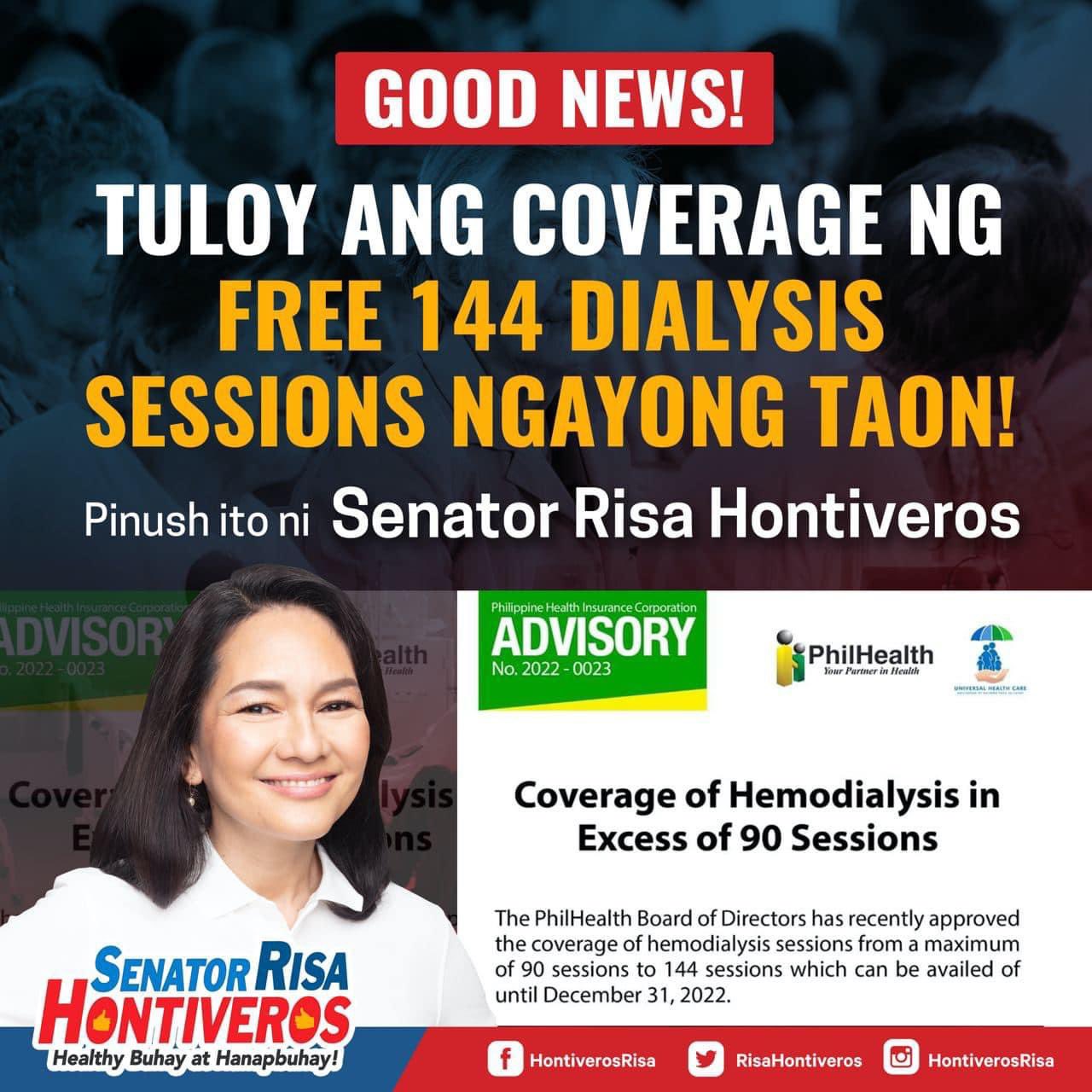 Jus on Twitter: "BBM: Libre na ang dialysis para sa karamihan sa mga Pilipino. Salamat ...